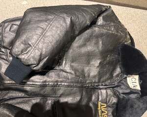 CIA | Jackets & Coats | Vintage Cia Nasa Kennedy Space Center Leather ...